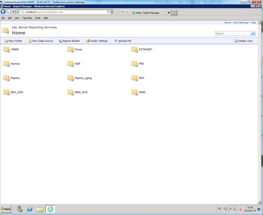 Reporting Services - Program Magazynowy