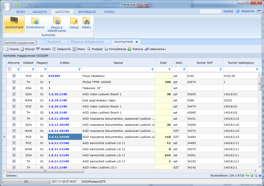 Program magazynowy DEMO - Program Magazynowy