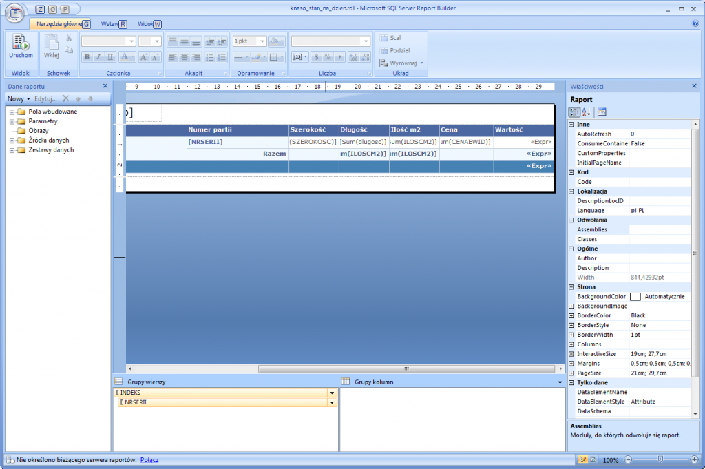 Stan magazynu na dowolny dzień - Program Magazynowy