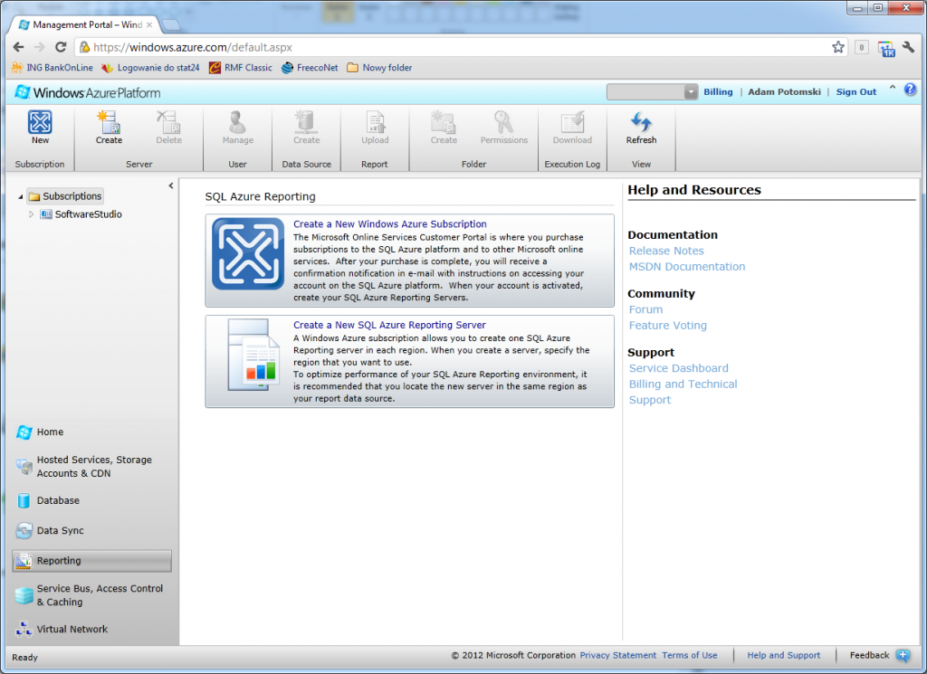 Windows Azure - aplikacje w chmurze - Program Magazynowy