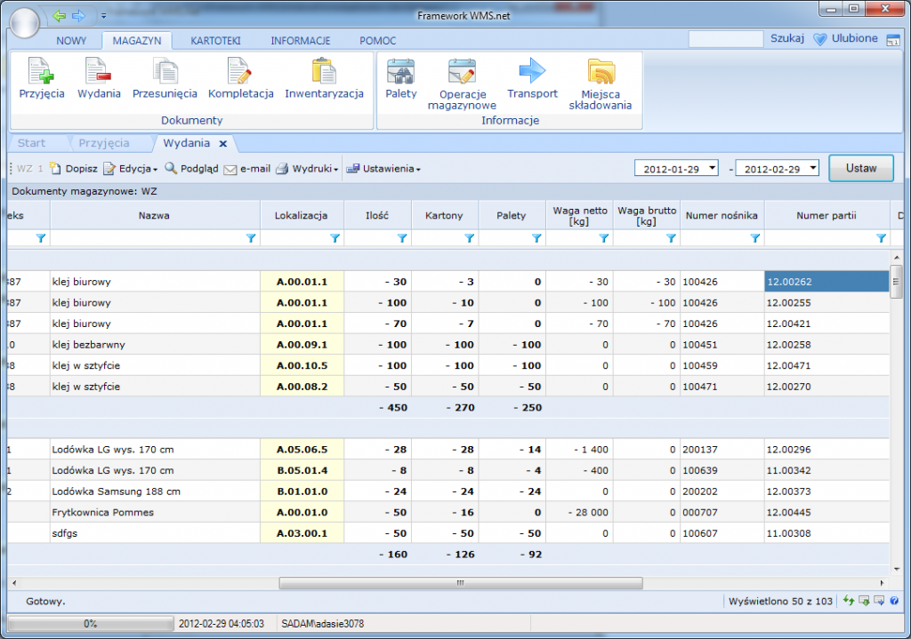 System zarządzania magazynem WMS - Program Magazynowy