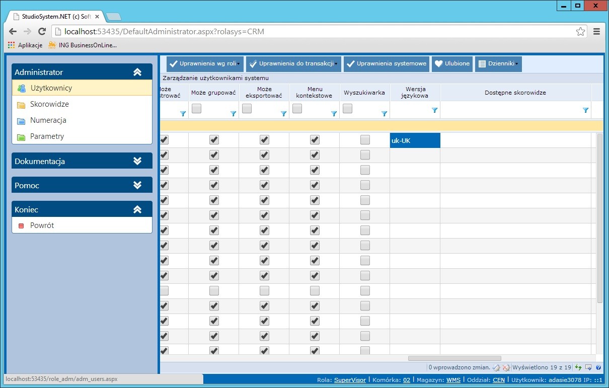 Multilanguage - Program Magazynowy