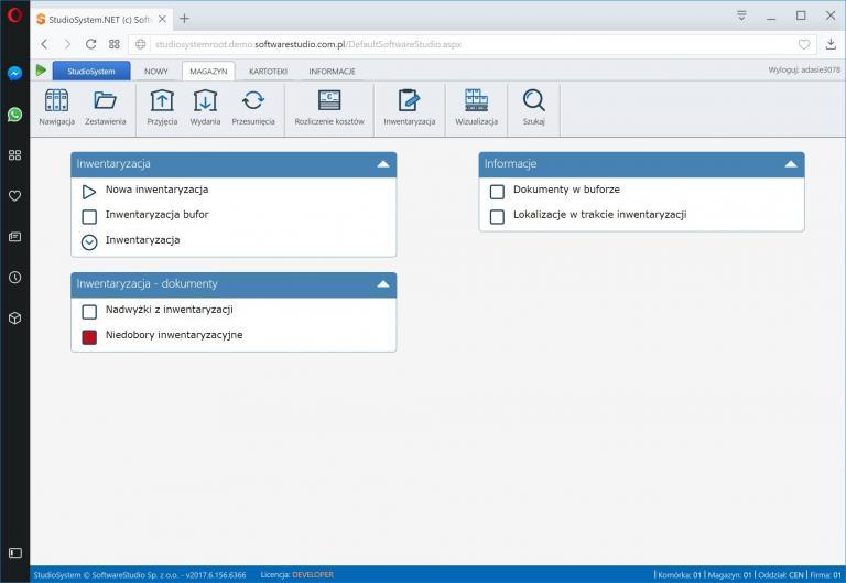 Inwentaryzacja w programie WMS - Program Magazynowy